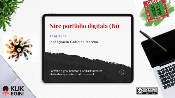 B1ko Portfolio digitala | Genially