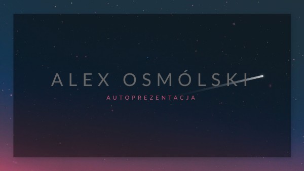 Alex prezentacja | Genially