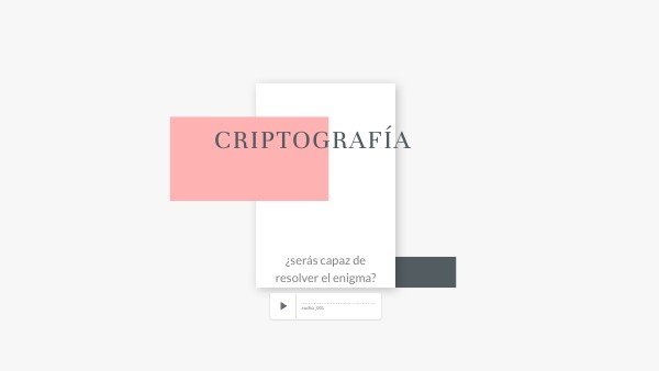 Criptografía | Genially