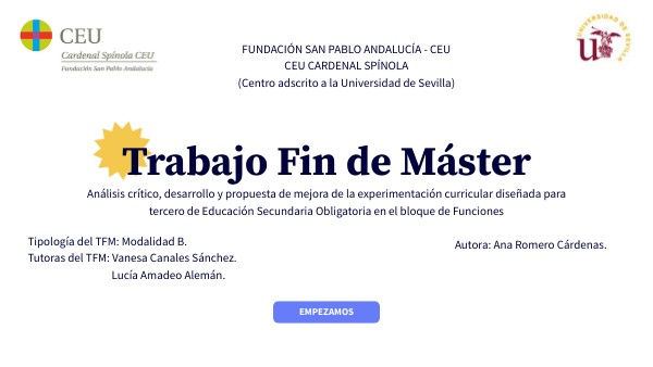 PRESENTACIÓN TFM | Genially