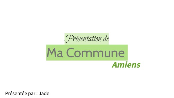 Ma commune | Genially