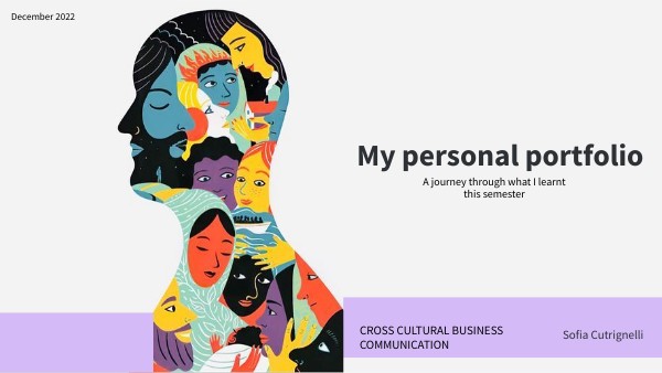 PORTFOLIO SOFIA CUTRIGNELLI