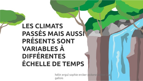 svt diapo climat | Genially