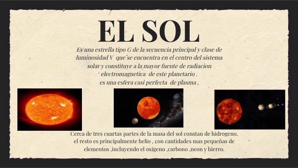 El Sol | Genially