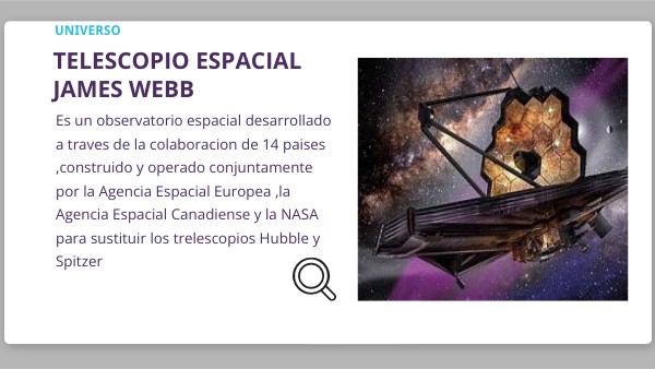 TELESCOPIO ESPACIAL JAMES WEBB