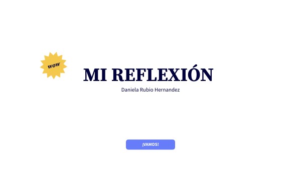 MI REFLEXION | Genially