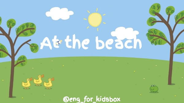 At the beach | Genially
