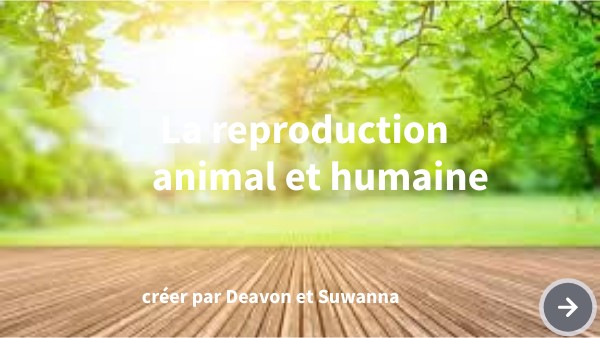 La reproduction animale et humaine | Genially