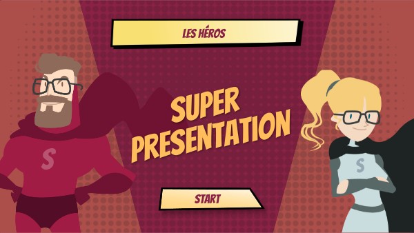 Super héros PRESENTATION | Genially