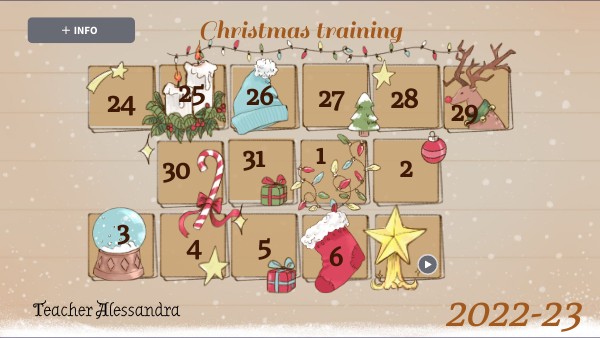 CHRISTMAS TRAINING