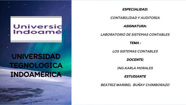 SISTEMA CONTABLE | Genially