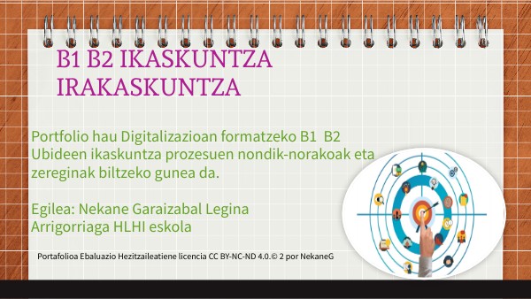Nire portfolioa B1 ebaluazioa