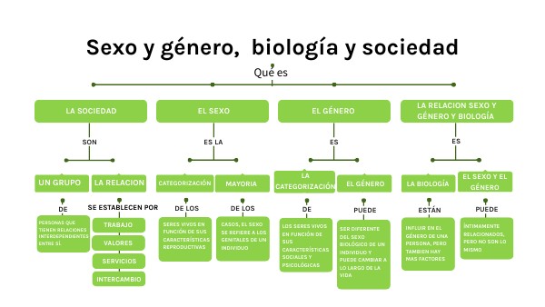 MAPA CONCEPTUAL sexo y genero | Genially
