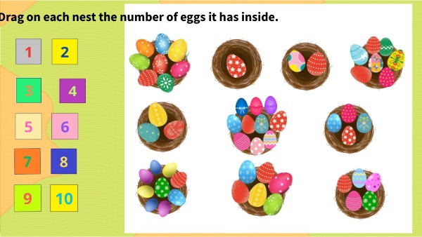 Count the eggs | Genially