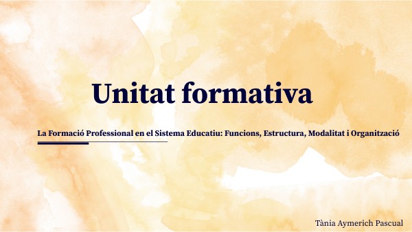Unitat formativa | Genially