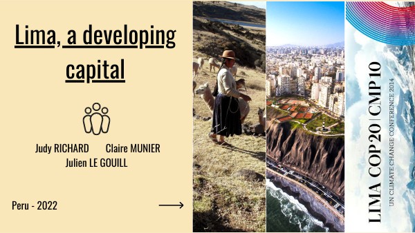 Lima's demographic evolution