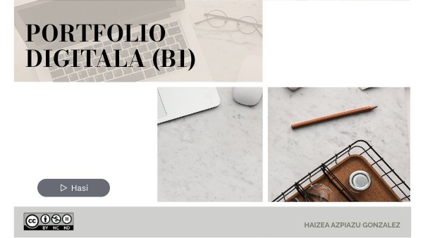 Portfolio digitala (B1) | Genially