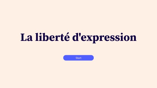 liberté d'expression