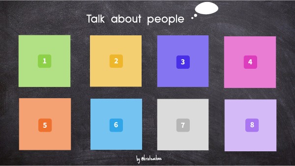Talk about people | Genially