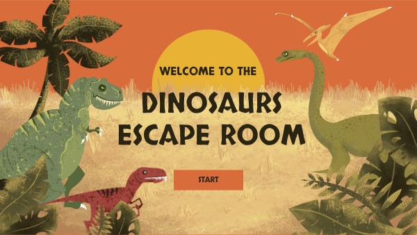 Dinosaurs Escape Room | Genially