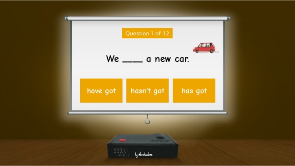 have/has got (+,-,?) | Genially