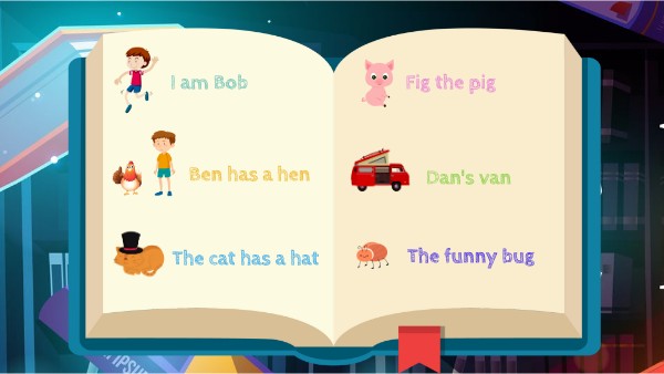 Reading for kids. Step 1. | Genially