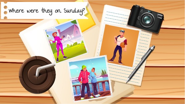 Where were they on Sunday? | Genially