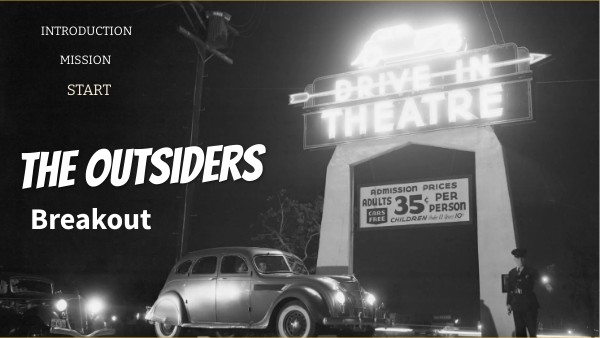 The Outsiders Breakout game (modified)