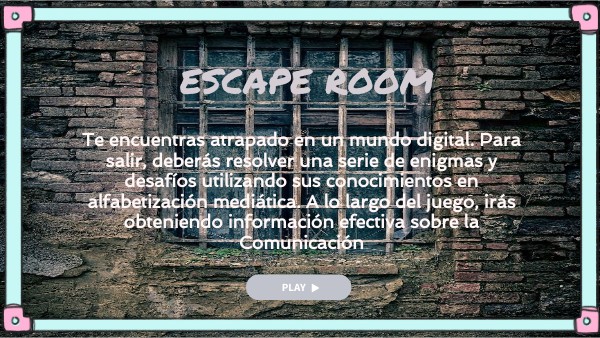 ESCAPE ROOM MASTER UNED | Genially