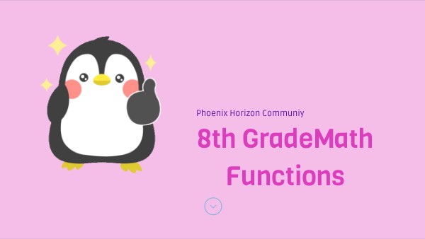8th Grade Unit 6: Functions