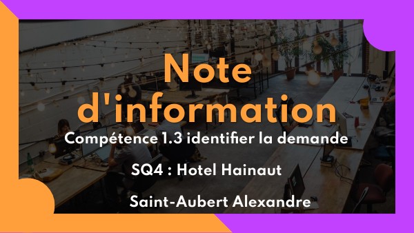 Note d'information