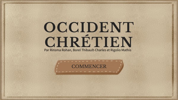 Occident Chrétien au XIIème siècle