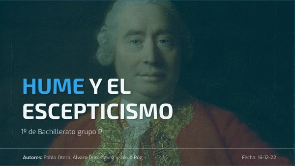 Hume y el escepticismo | Genially