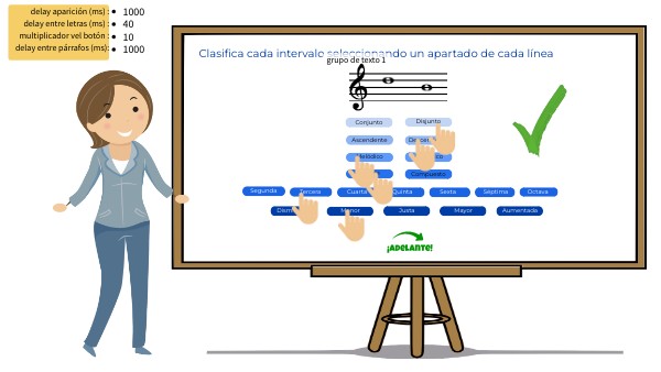 III - Clasifica los intervalos - LENGUAJE MUSICAL
