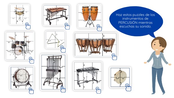 I - Puzzles - Instrumentos de Percusión - Cultura Musical