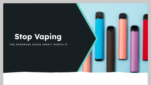 stop vaping