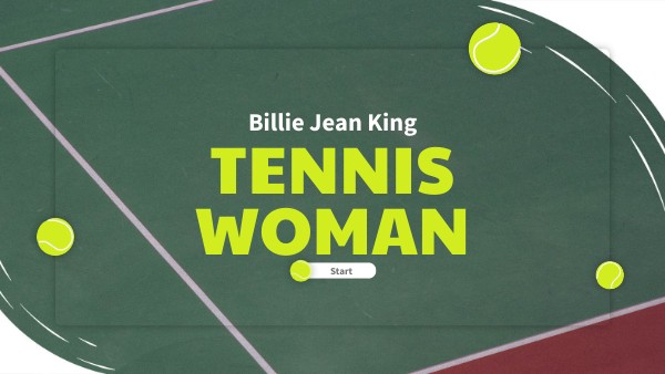 Billie Jean King présentation | Genially