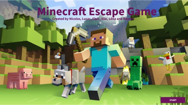 Minecraft Escape Game | Genially
