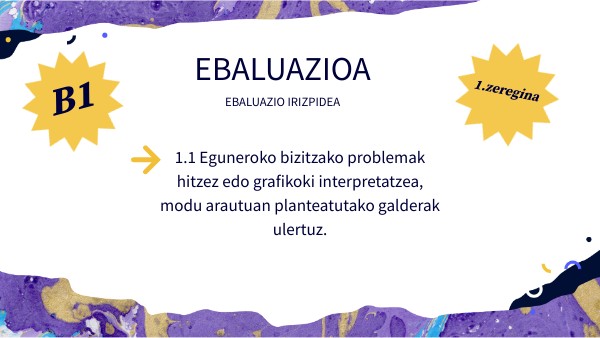 EBALUAZIOA