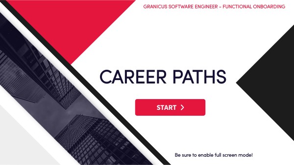 (SE) Career Path - Welcome to Your Role