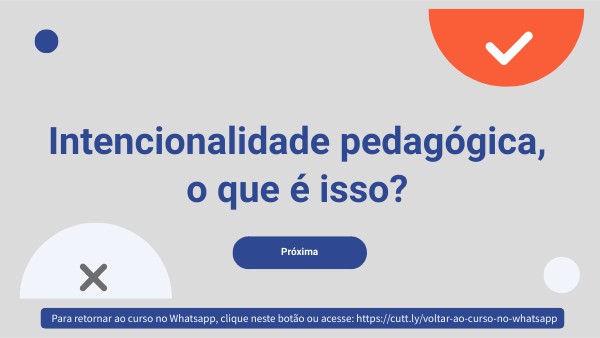 [Conversacional] Intencionalidade pedagógica | Genially