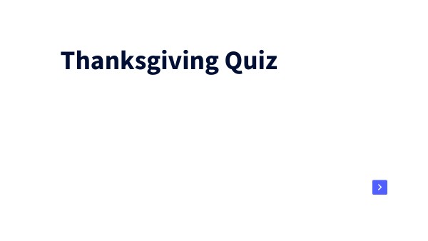 Thanksgiving Quiz | Genially