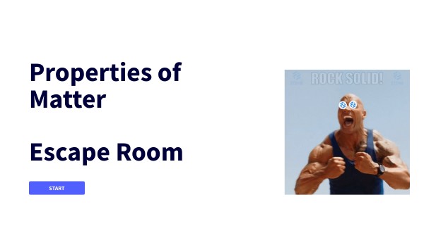 Properties of Matter Escape Room