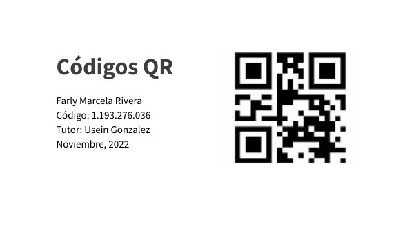 Códigos QR | Genially