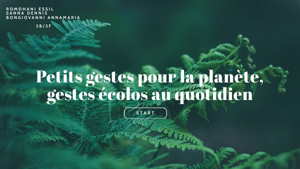 NATURE PRESENTATION | Genially