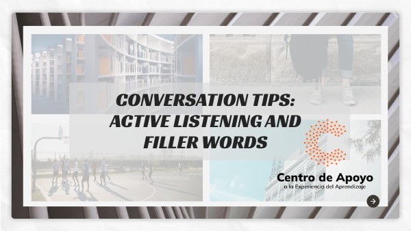 Conversation tips and Active listening | Genially