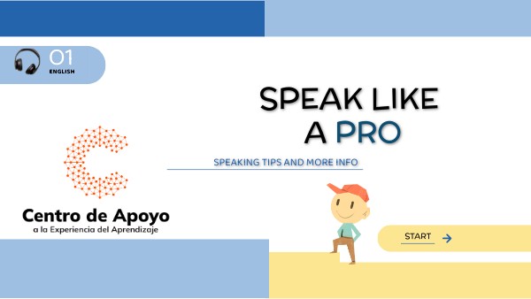 Speak like a pro TOOLBOX | Genially