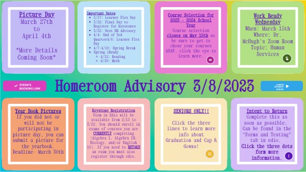 Advisory 3.8.23