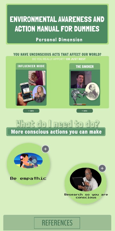 Environmental awareness and action manual for dummies | Genially
