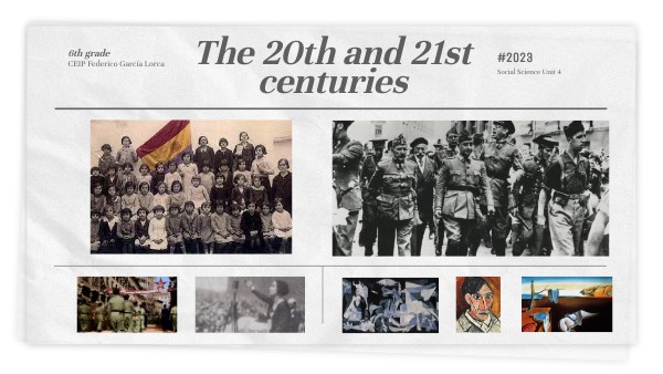 Unit 4: the 20th and 21st centuries | Genially